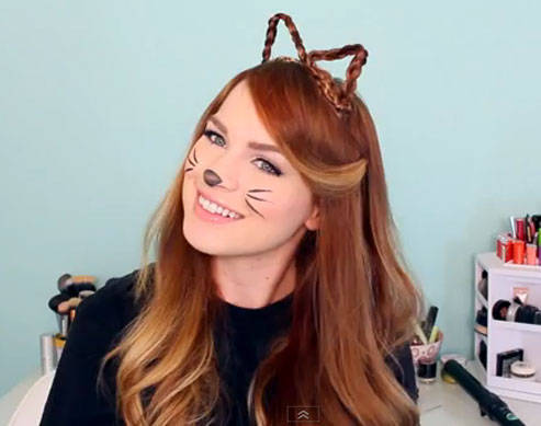cat ears on Candymag.com