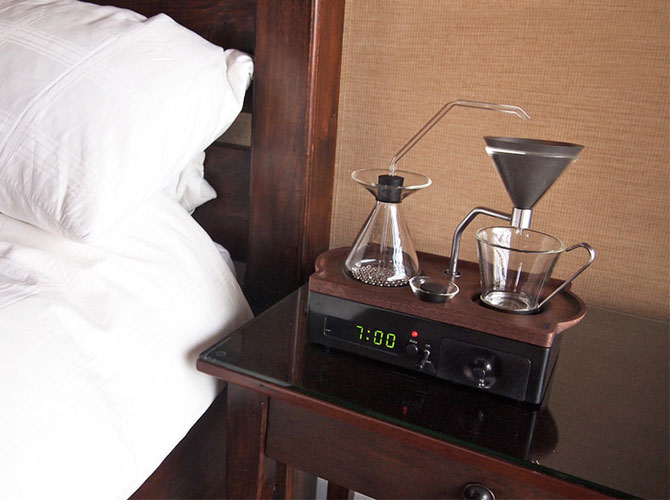 We Need This Coffee-Making Alarm Clock In Our Lives Right Now