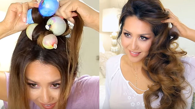 This Girl Used Balloons To Curl Her Hair