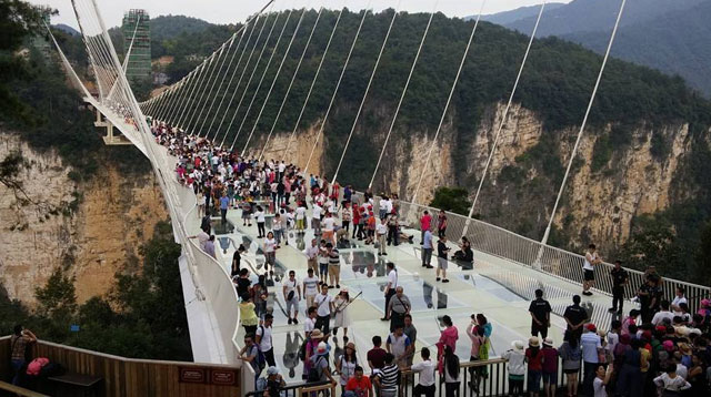 World's Longest And Highest Glass Bridge Closes After Only Two Weeks