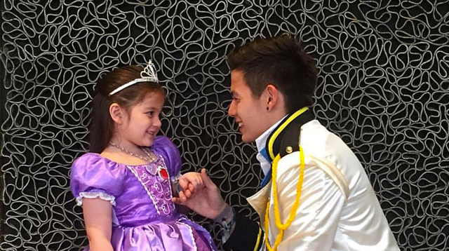 Jake Ejercito Dressed Up As Prince Charming For Daughter Ellie