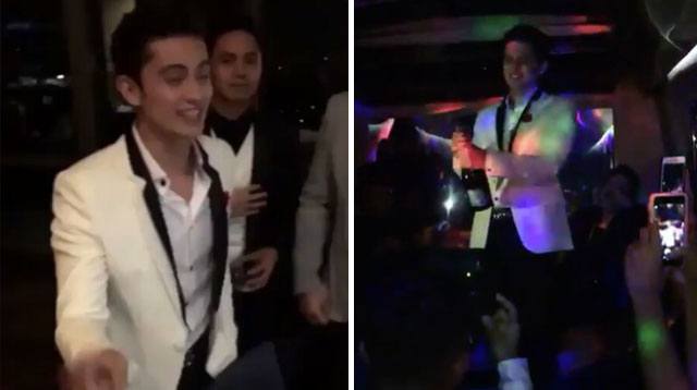 James Reid And Co. Hit Up A Party Bus For His 24th Birthday