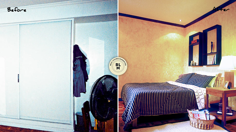 A Colorful Upgrade for a Dull Bedroom