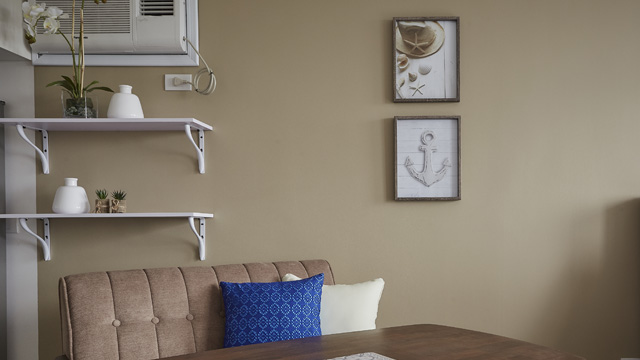 Coffee Tones Add Warmth to this Renter-Friendly Studio Unit