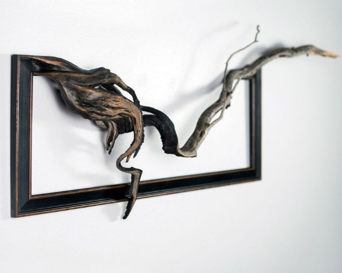 Jumpstart Your Day: This Artist Turns Dead Trees Into Picture Frames