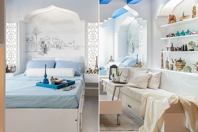 Greek-Mediterranean Style for a 24sqm Unit in Makati