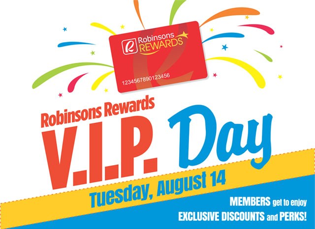 Here Are the Deals You Can Look Forward to on Robinsons Rewards VIP Day