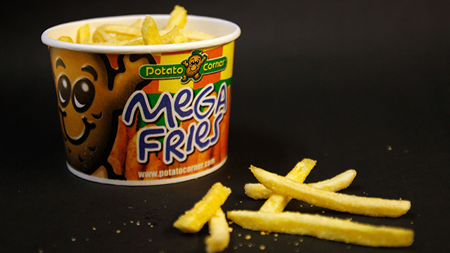 Potato Corner's New Flavor Garlic Parmesan Fries