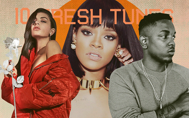 New Music From Kendrick Lamar, Selena Gomez, and more