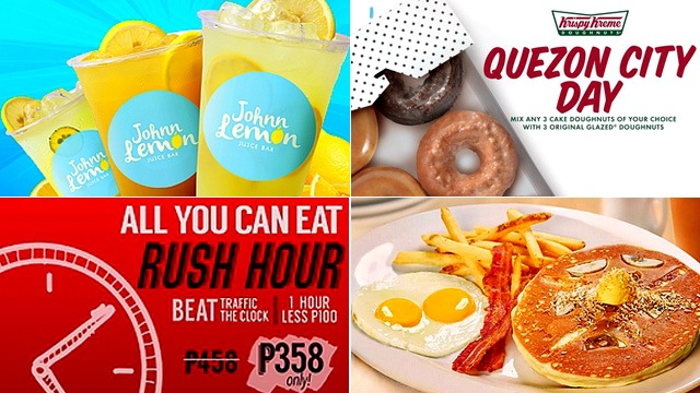 Food Discounts and Freebies From August 19 to 25