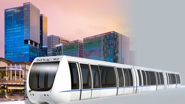 Skytrain Monorail From Guadalupe to Uptown Bonifacio