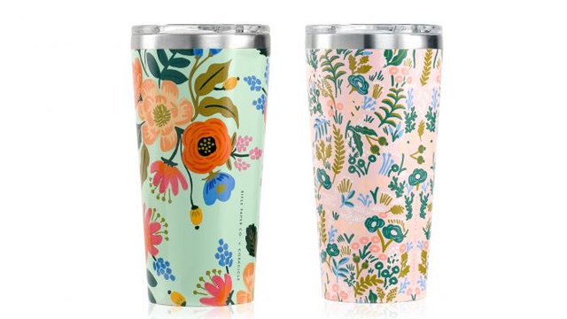 Corkcicle x Rifle Paper Co. Tumbler Collection