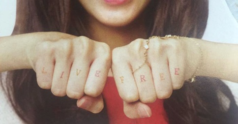 This temporary tattoo book has some of the cutest designs ever!