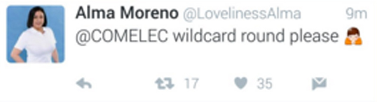 Best Tweets from the Alma Moreno Parody Account