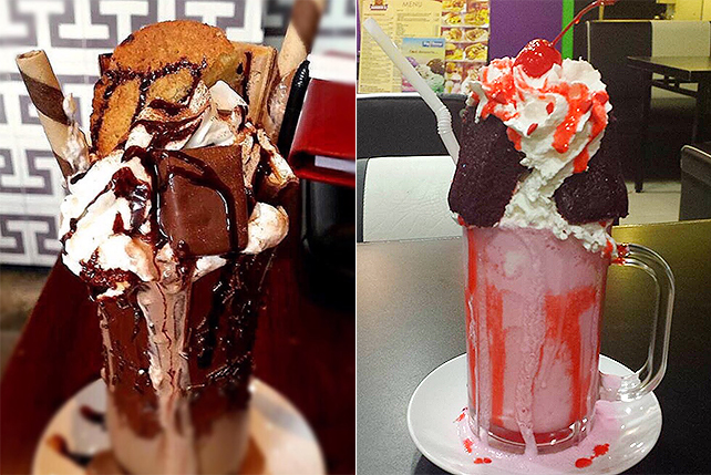 We found more crazy milkshakes in Manila