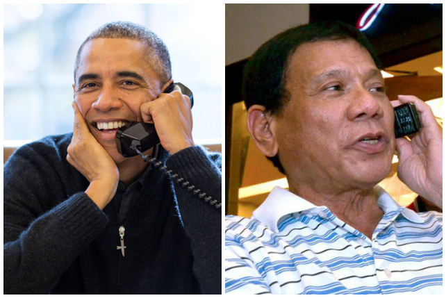 Obama calls Duterte on Tuesday