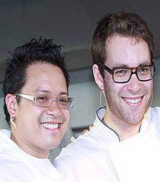 Spotted in Manila: Ilan Hall and Dale Talde