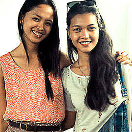 On the Spot: Pinay Ford Models Charlene Almarvez and Charo Ronquillo