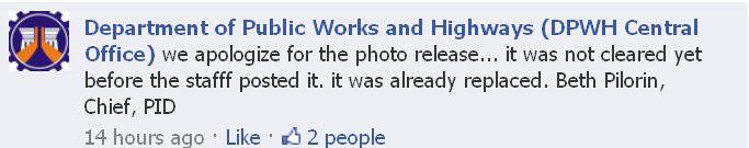 DPWH slammed by netizens for posting "Photoshopped" image on official ...