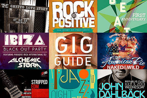 Gig Guide: 10 Gigs and Parties to Go to This Week