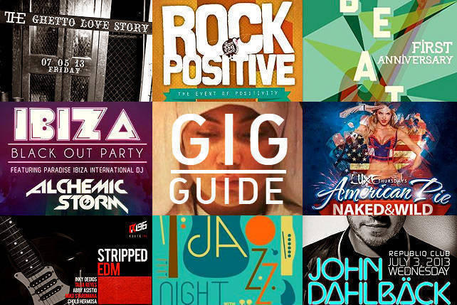 Gig Guide: 10 Gigs and Parties to Go to This Week