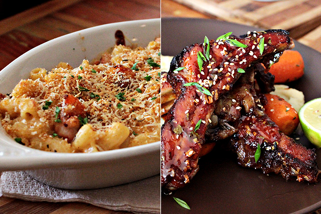New on the Menu: Main Street's Hoisin Ribs, Bacon Bourbon + more