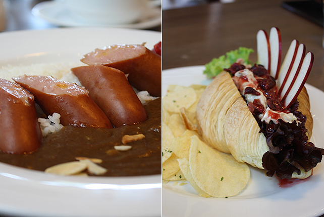 Trust us, you'll need to save room for the mango cake